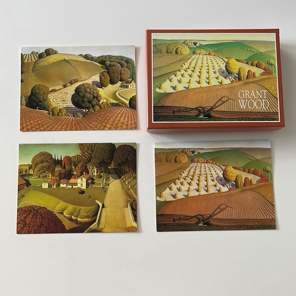 Grant Wood | Art | Grant Wood Prints Cards With Envelopes 2 Cards ...